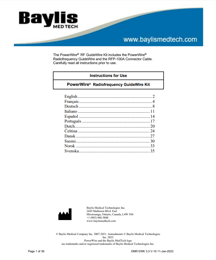 Resources - Baylis Medical Technologies